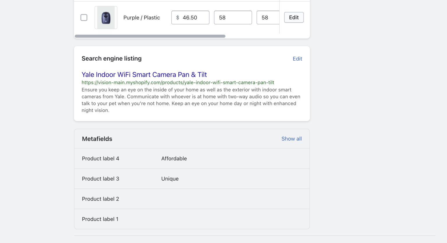How to add Product labels in Vision theme? - Fuel Themes Documentation