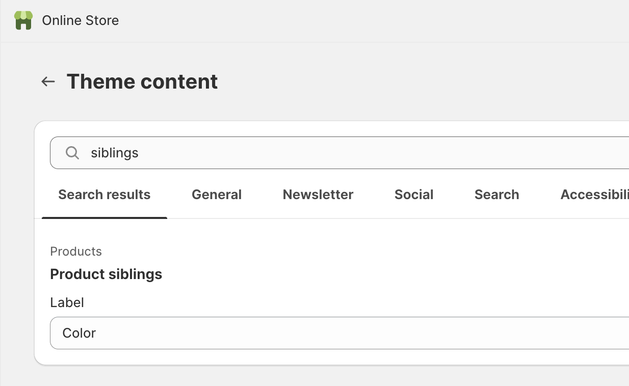How to setup Product Siblings? - Fuel Themes Documentation