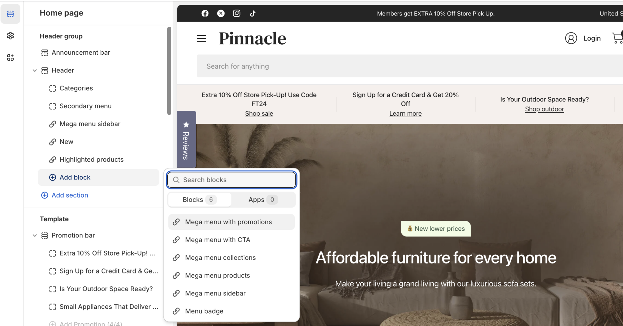 How do I set up Mega Menus for Pinnacle theme? - Fuel Themes Documentation
