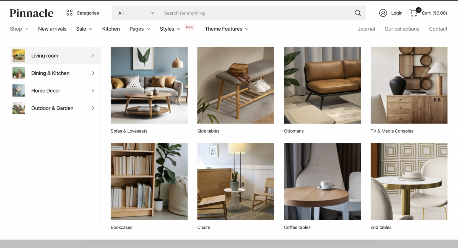 How do I set up Mega Menus for Pinnacle theme? - Fuel Themes Documentation